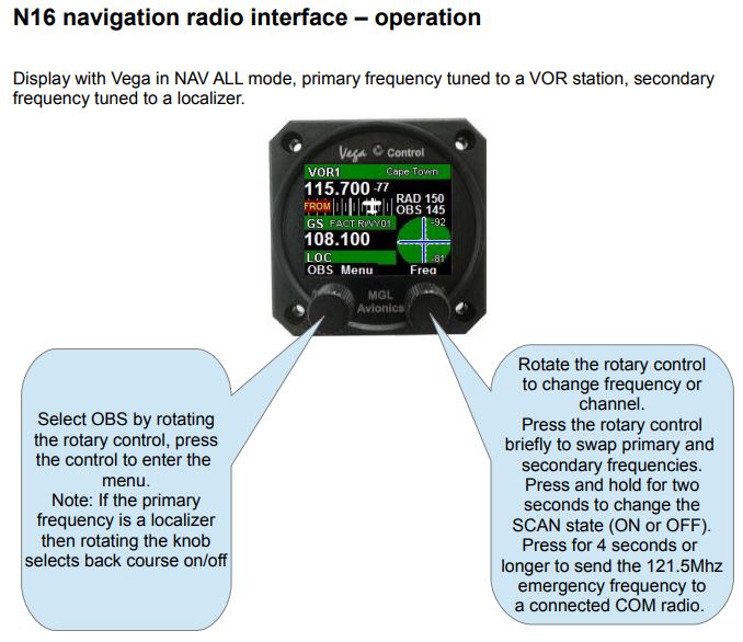 MGL Avionics Vega Head display instrument - MGL Avionics UK