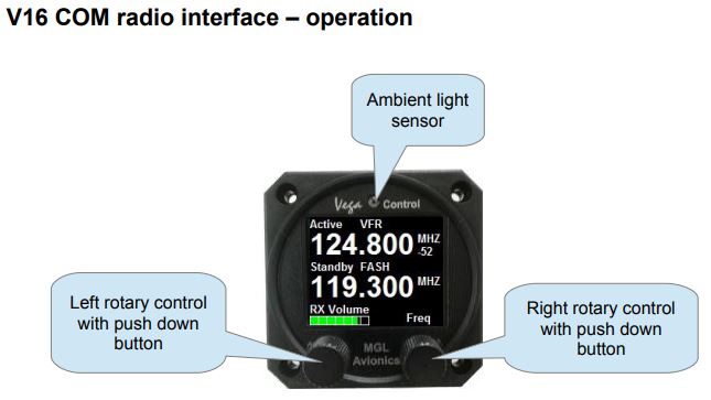 MGL Avionics Vega Head display instrument - MGL Avionics UK